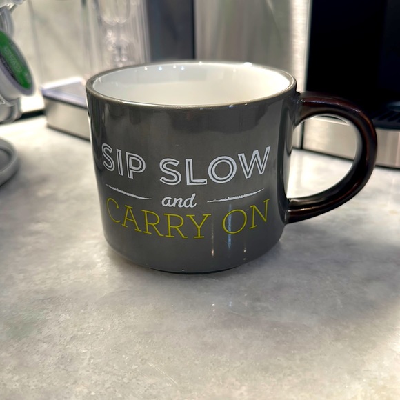 Threshold | Dining | Sipslow Andcarry On Coffee Mug Cup Metallic Handle ...
